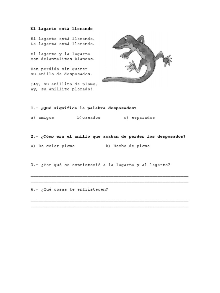El Lagarto Está Llorando | PDF | Hogar, jardinería y bricolaje