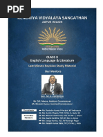 Character Sketch (Class-X) | PDF