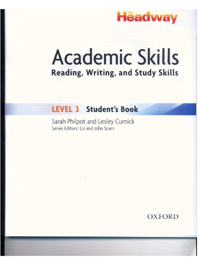 New Headway Academic Skills - Student's Book Level 3 - Reading, Writing ...