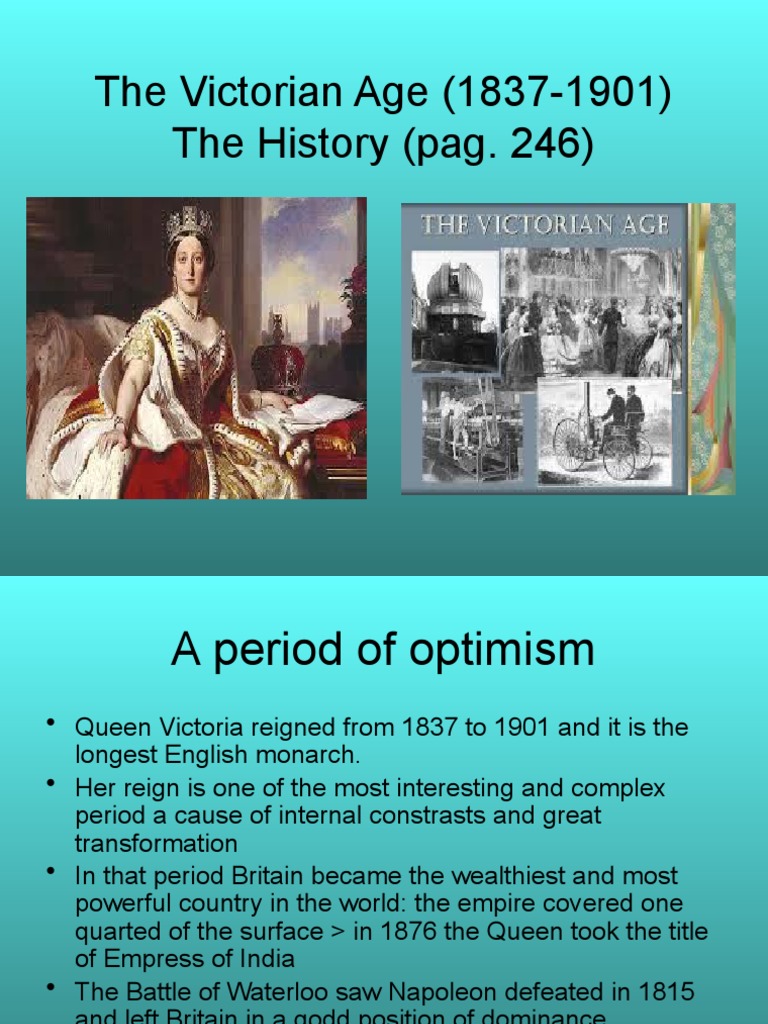 The Victorian Age (1837-1901) | PDF | United Kingdom Of Great Britain ...