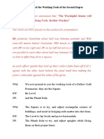 1st Degree Tracing Board in Modern English | PDF | Freemasonry | Column