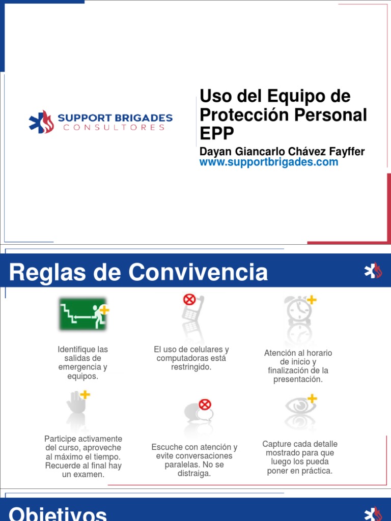 Presentación Uso de Equipo de Protección - EPP | PDF | Soldadura | Construcción