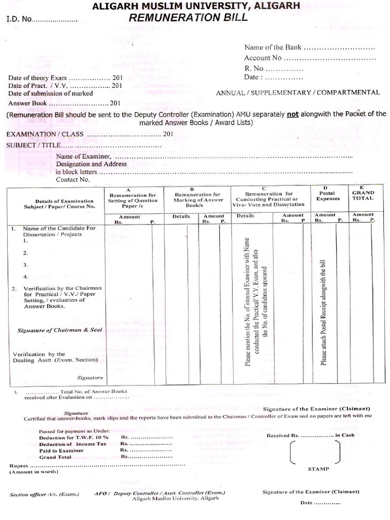Remuneration Bill | PDF