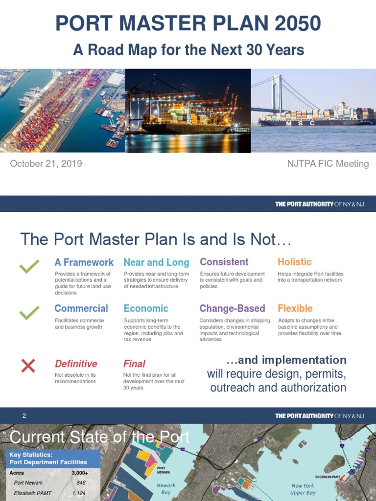 Port Master Plan 2050: Strategic Framework | PDF | Port | Economies