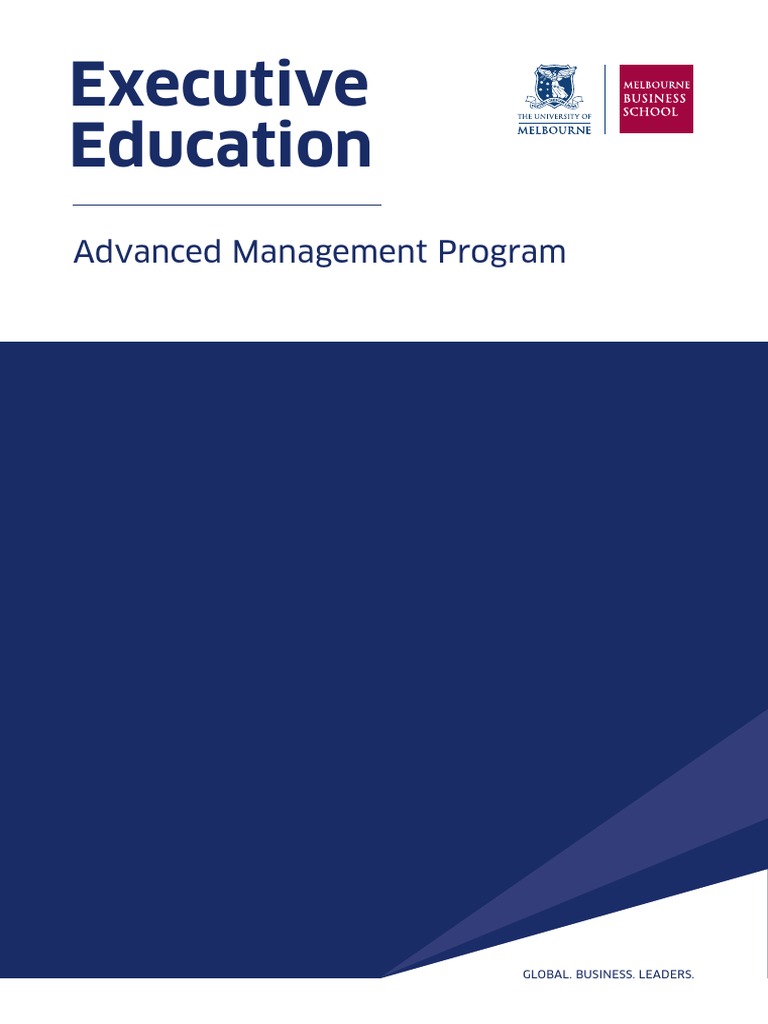 Melbourne Advanced Management Program | PDF | Leadership ...