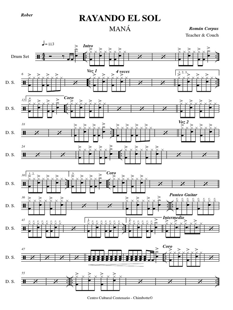 Rayando El Sol - Maná | PDF