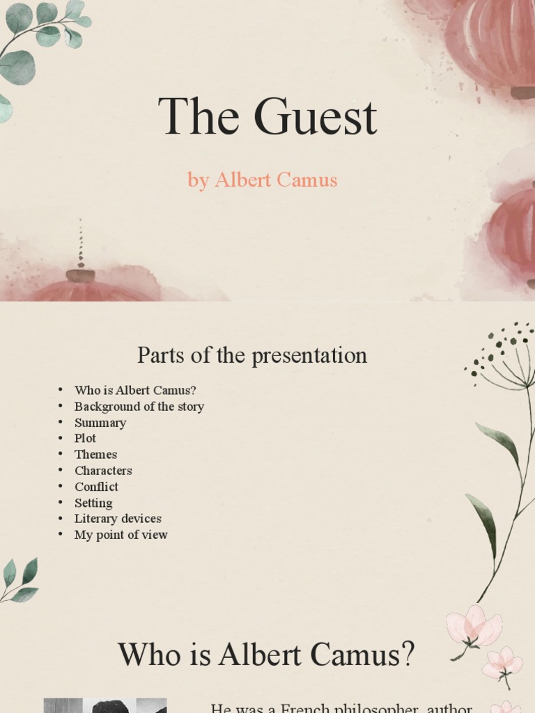 The Guest by Albert Camus | PDF | Albert Camus