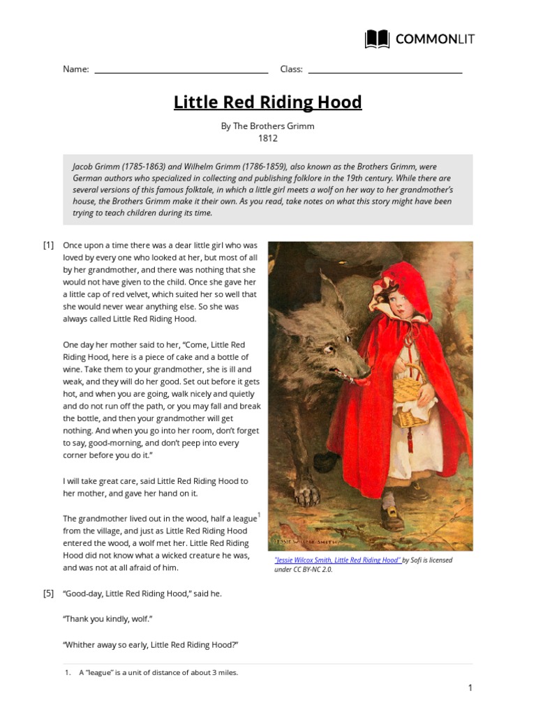 Little Red Riding Hood-Teacher | PDF | Little Red Riding Hood ...