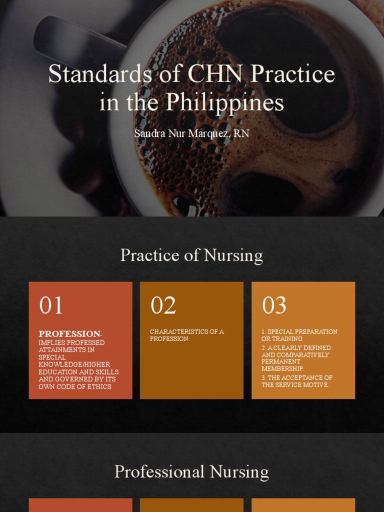 Standards of CHN Practice in The Philippines | PDF | Nursing | Public Health