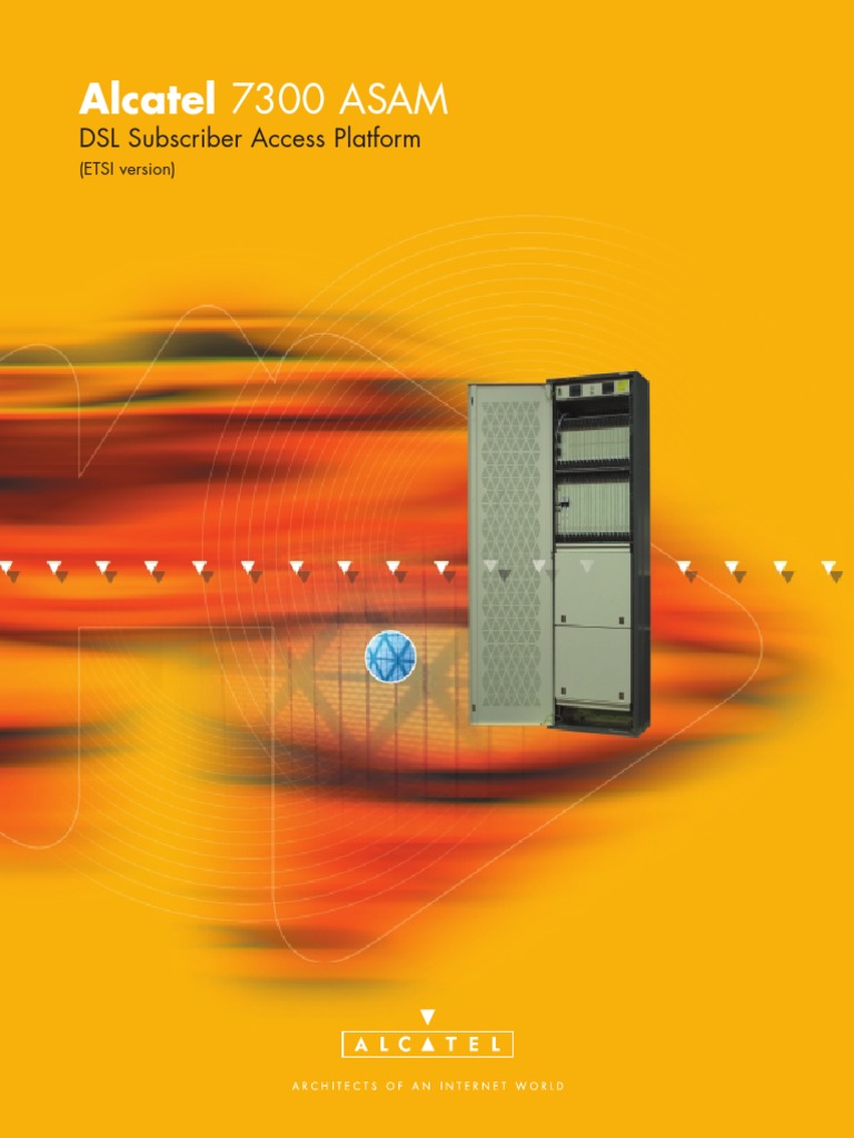 Alcatel 7300 ASAM: DSL Subscriber Access Platform | PDF | Digital ...