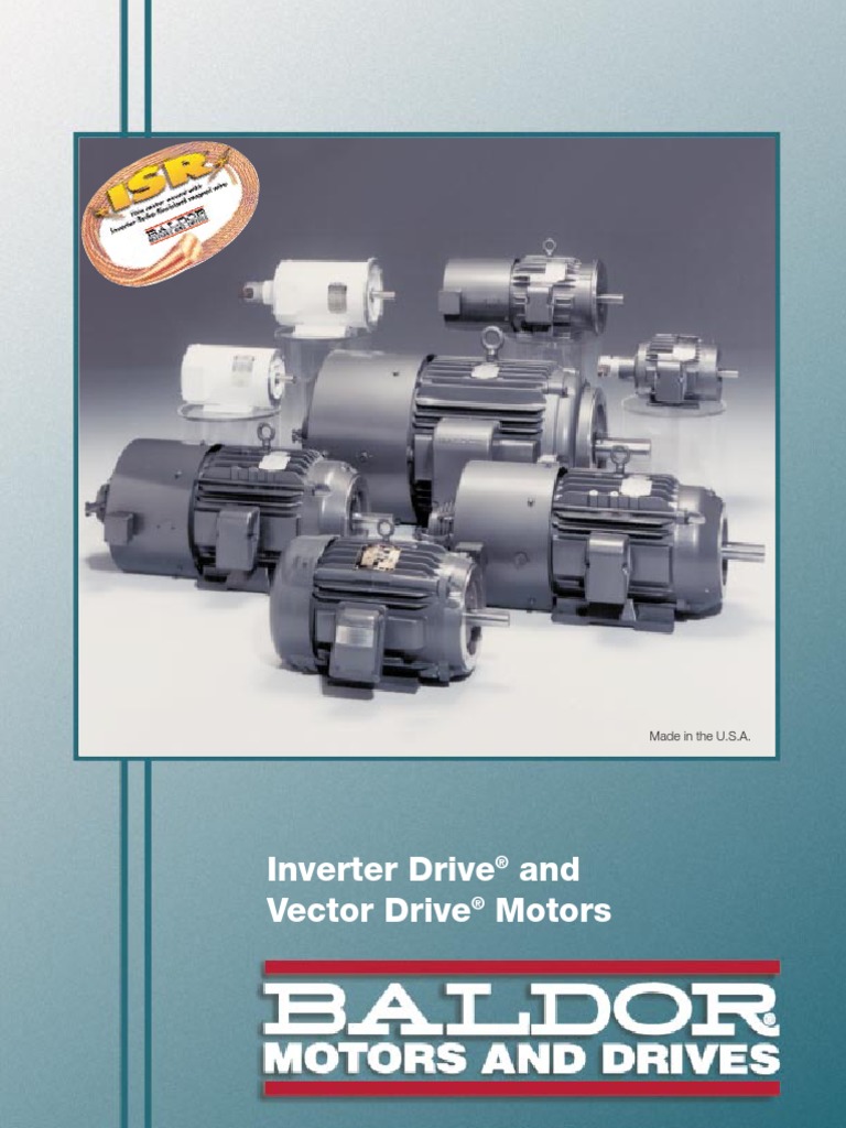 Inverter Drive and Vector Drive Motors: Made in The U.S.A | PDF ...