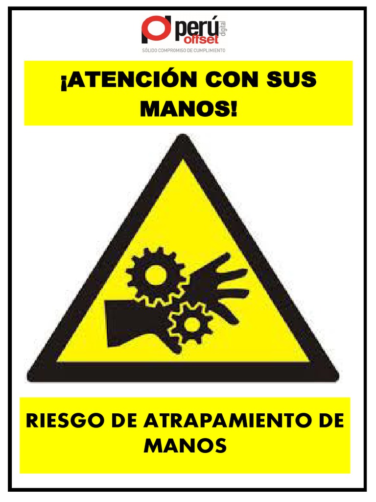 Riesgo de Atrapamiento de Manos | PDF