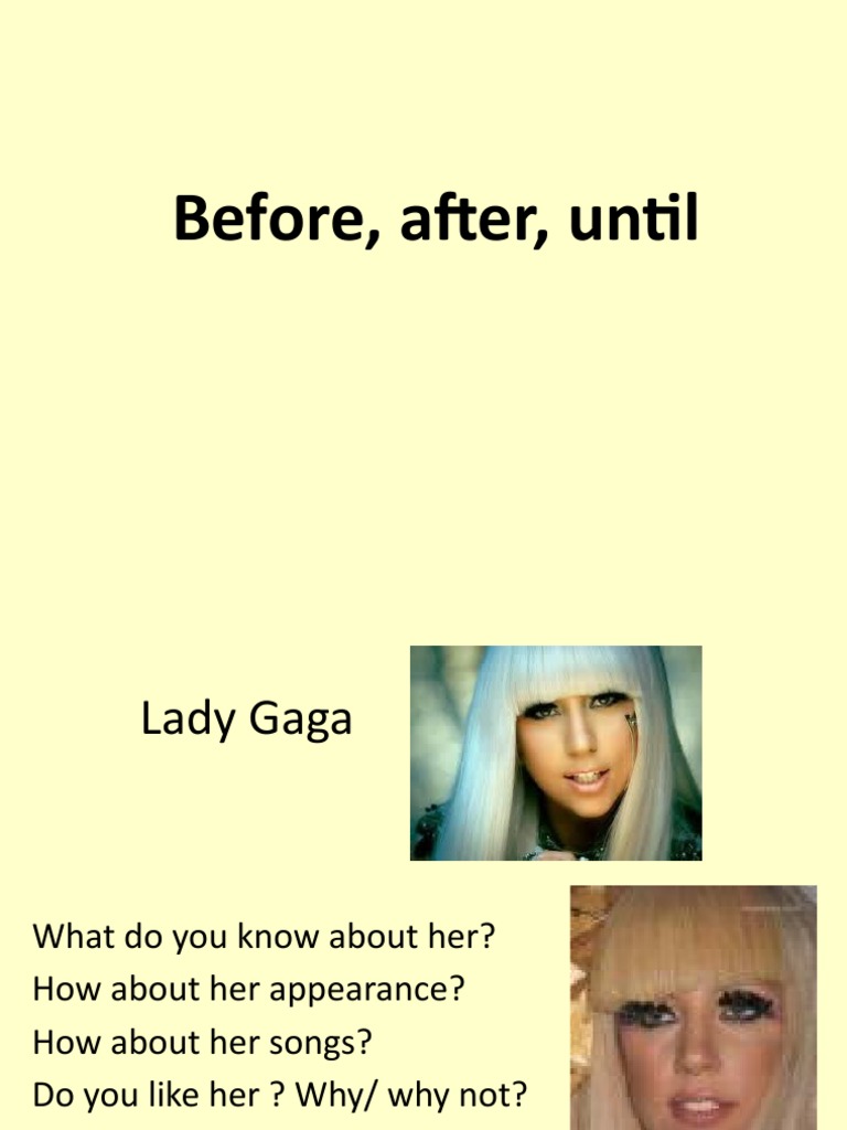 Before After and Until | PDF