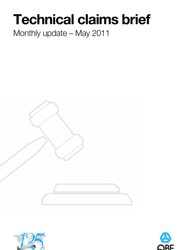 QBE Technical Claims Brief May 2011 | PDF | Costs In English Law | Damages
