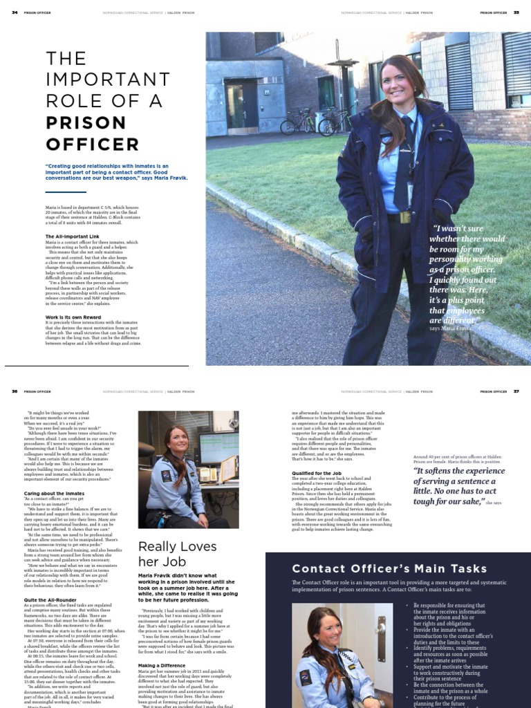Magazine Halden Prison Prew6 Engelsk Versjon 2018-18-19 | PDF | Prison ...
