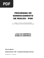 Modelo de PGR Pronto e Completo | PDF | Avaliação de risco | Química