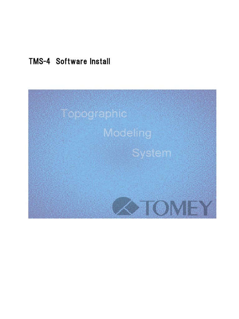 TMS-4 Software Install | PDF | Windows 2000 | Windows Xp