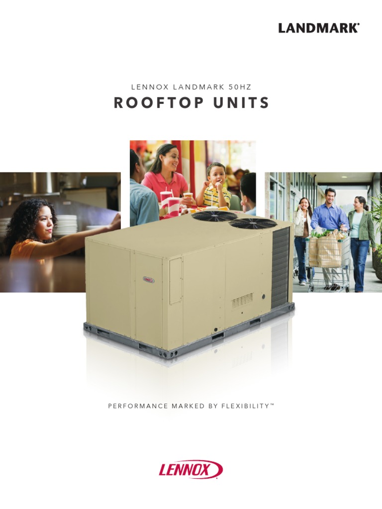 Rooftop Units: Lennox Landmark 50Hz | Download Free PDF | Automation ...
