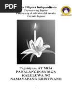 Ang Pagdarasal NG Santo Rosaryo | PDF