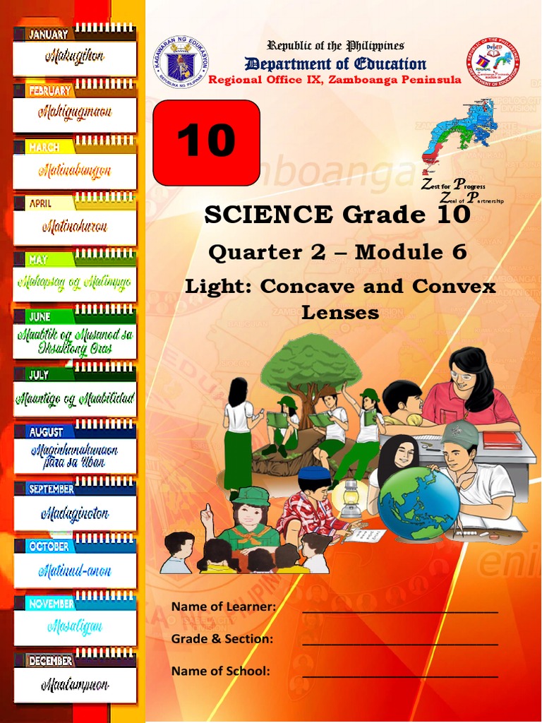 SCIENCE Grade 10: Quarter 2 - Module 6 | PDF | Refraction | Glass ...