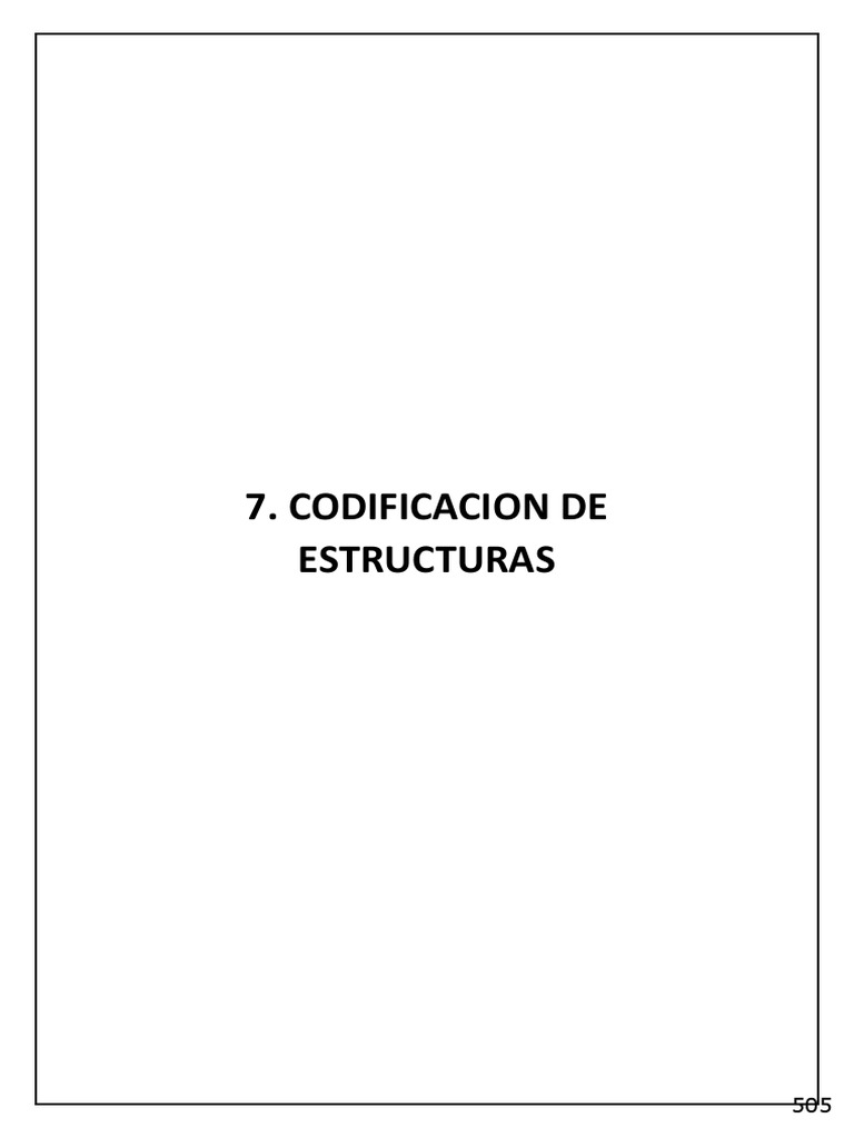 Codificacion de Estructuras | PDF | Ingenieria Eléctrica | Imagen