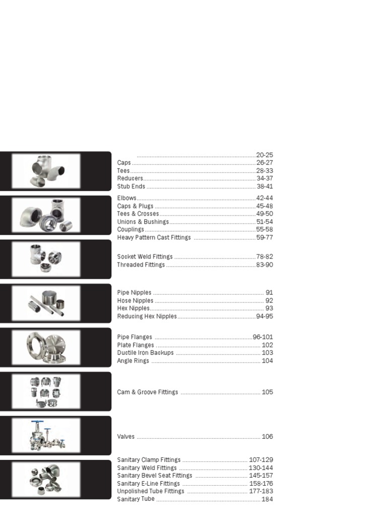 Shaw Stainless 02 Dimensional Catalog | PDF | Pipe (Fluid Conveyance ...