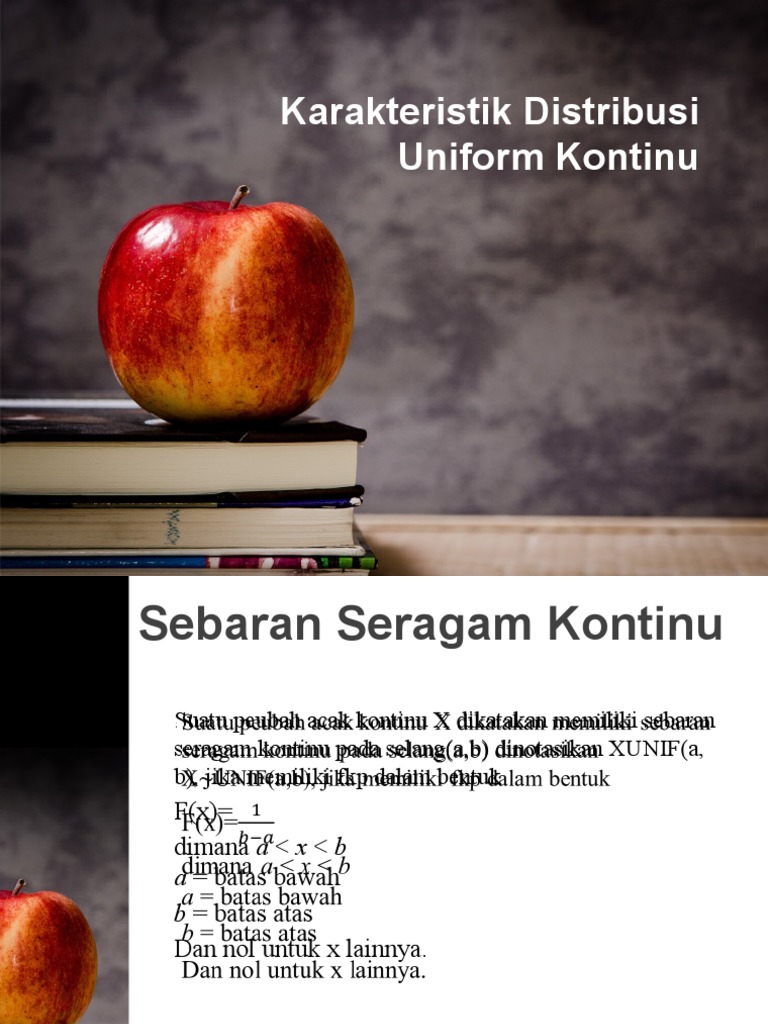 Karakteristik Distribusi Uniform Kontinu | PDF