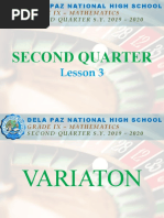 Summative Math 4 TH Quarter 2nd | PDF | Area | Volume
