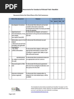BIMO Site Audit Checklist for Clinical Trials | PDF | Institutional ...