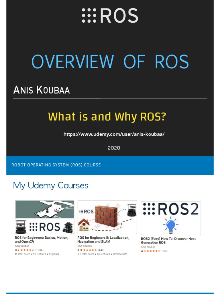 Ros Overview Slides - Key | PDF | Software | Computing