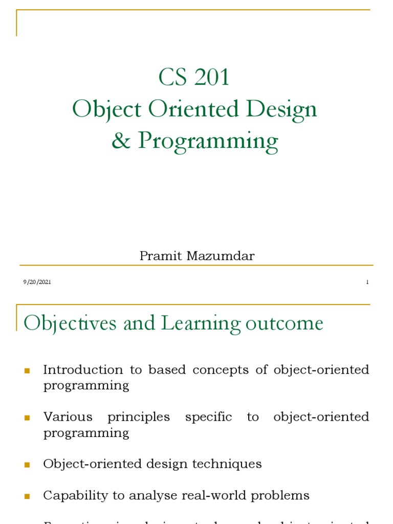 Oops Final | Download Free PDF | Class (Computer Programming) | Object Oriented Programming