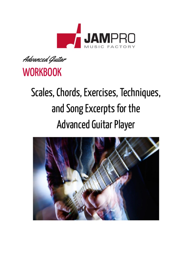 Advanced Guitar Workbook | PDF | Chord (Music) | Minor Scale