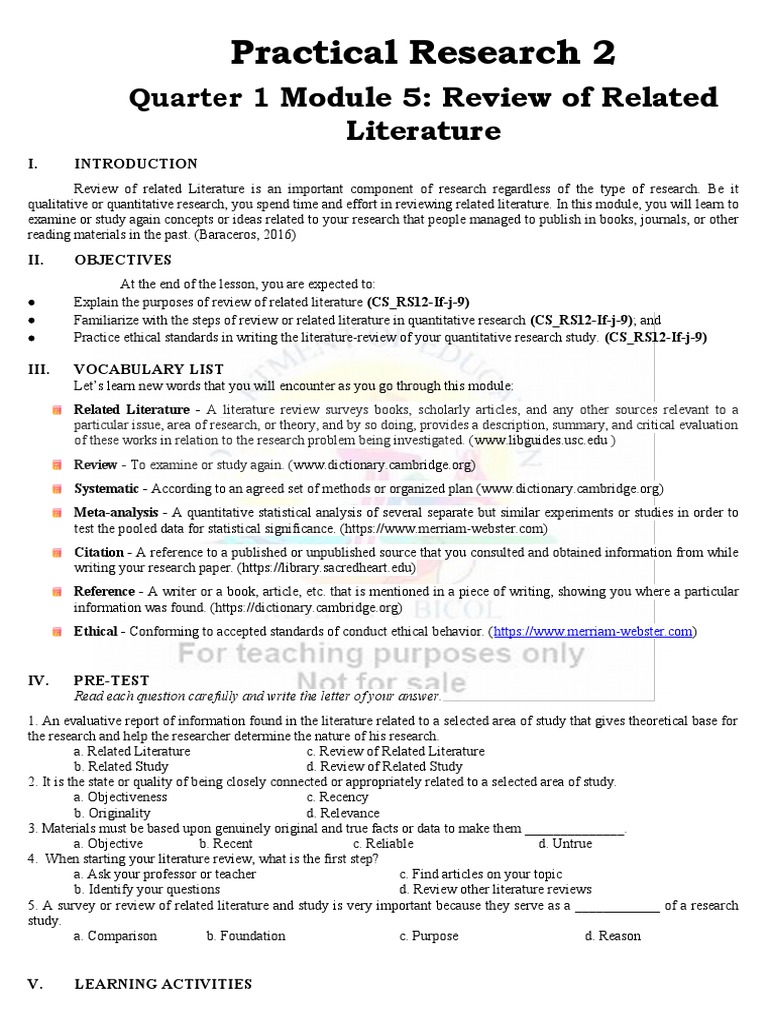Practical-Research-GR12 STEM | PDF | Systematic Review | Quantitative ...