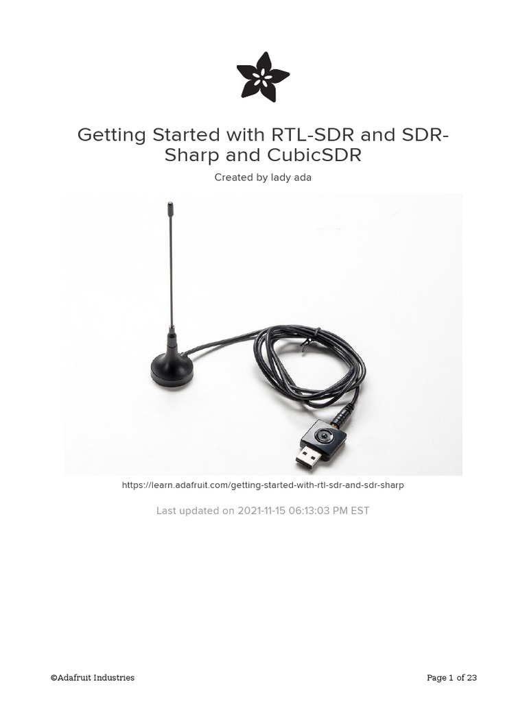 Getting Started With RTL SDR and SDR Sharp | PDF | Software Defined Radio | Frequency Modulation