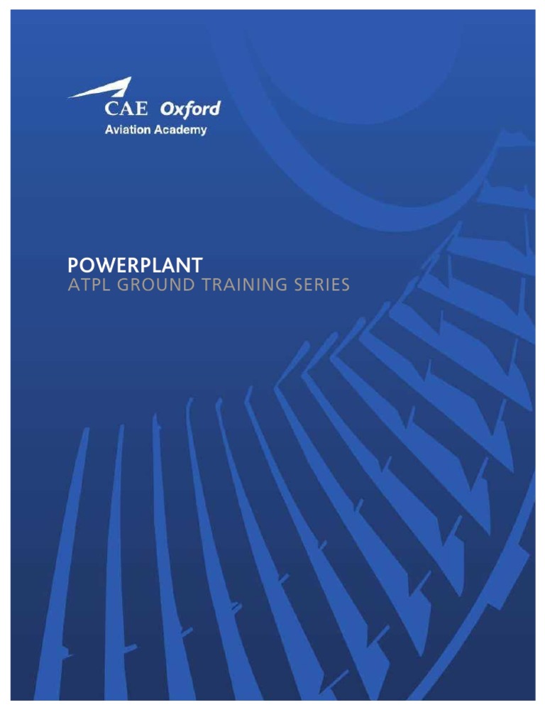 Cae Oxford Aviation Academy 020 Aircraft General Knowledge 3 Powerplant Atpl Ground Training ...