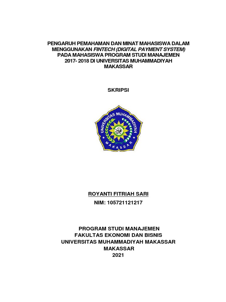 Skripsi Royanti F | PDF | Bisnis