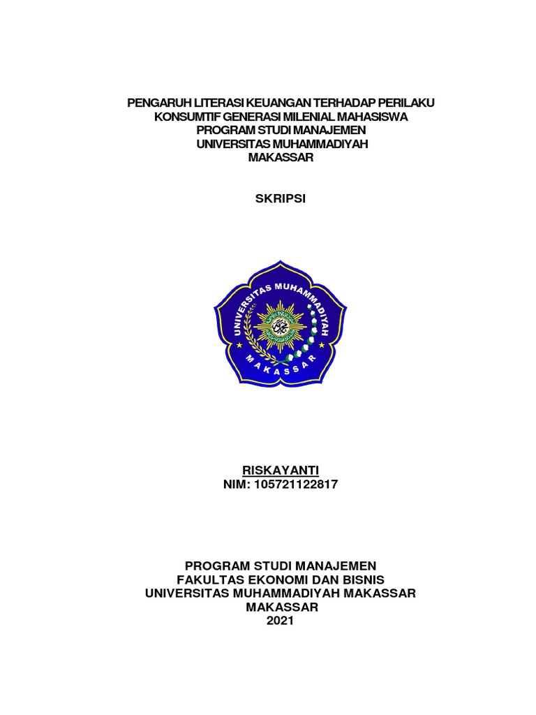 Skripsweet Riskay - Ujian Skripsi | PDF