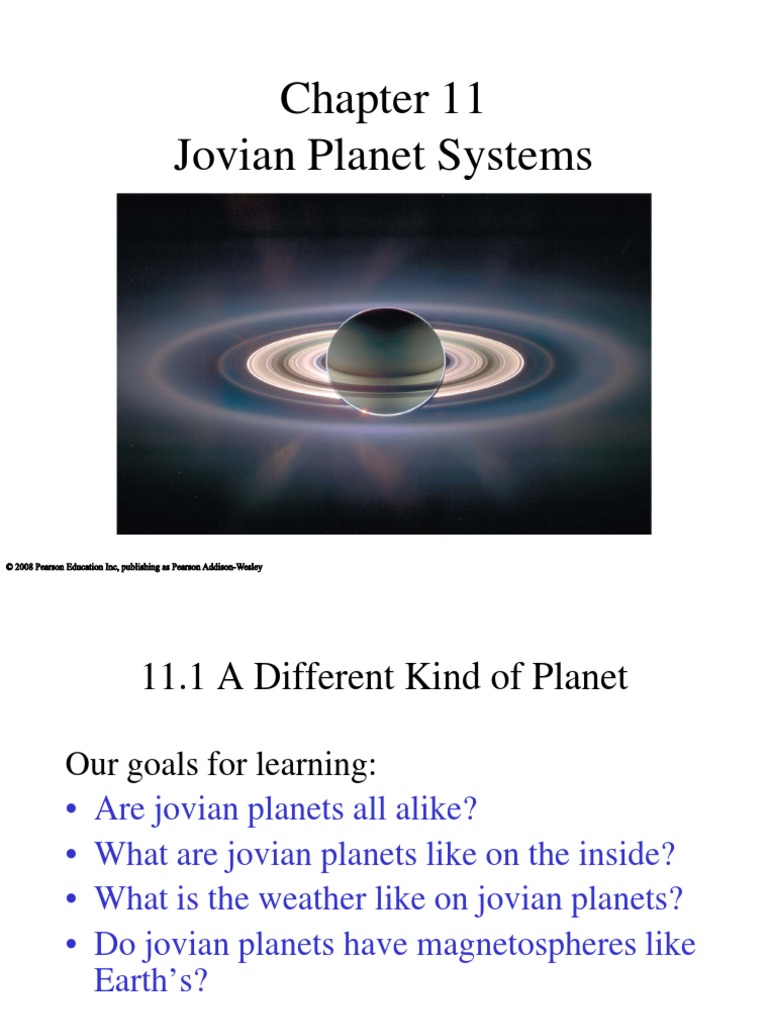 Jovian Planet Chap11I | PDF | Jupiter | Magnetosphere