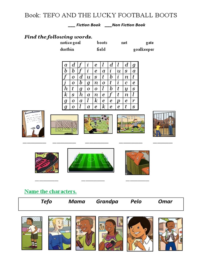 Tefo and The Lucky Football Boots | PDF