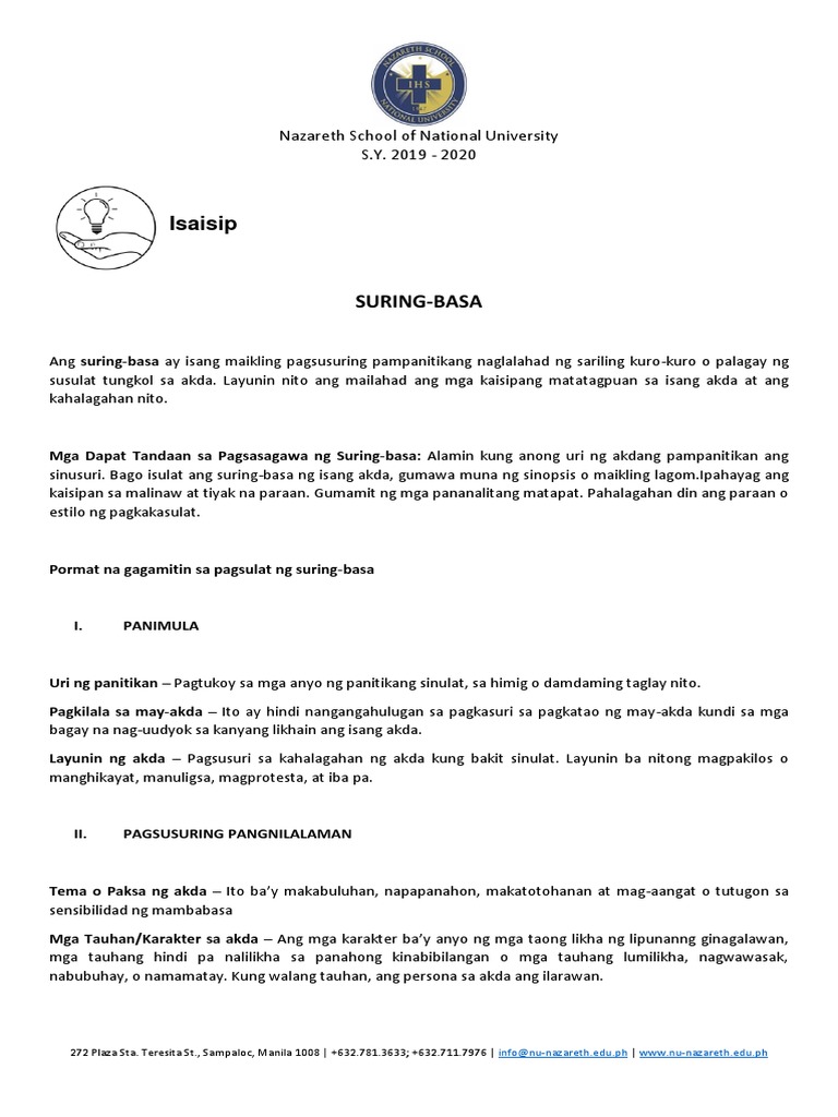 Suring Basa | PDF