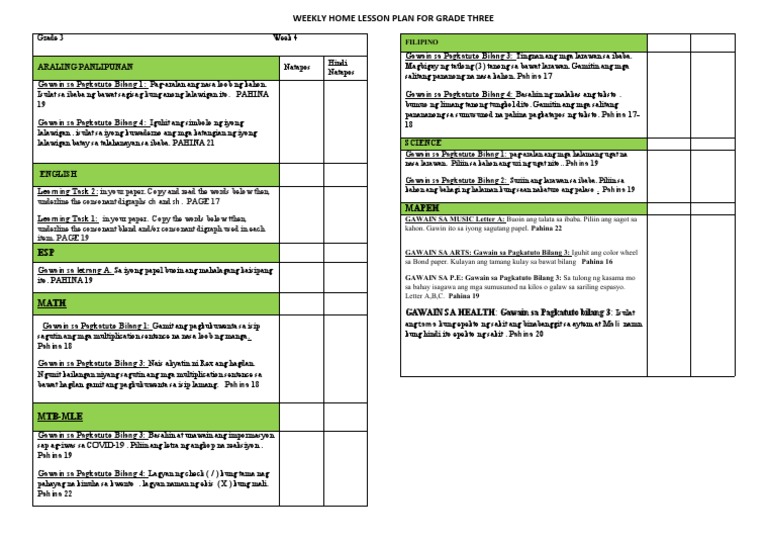Grade 3 Week 4 Q2 | PDF