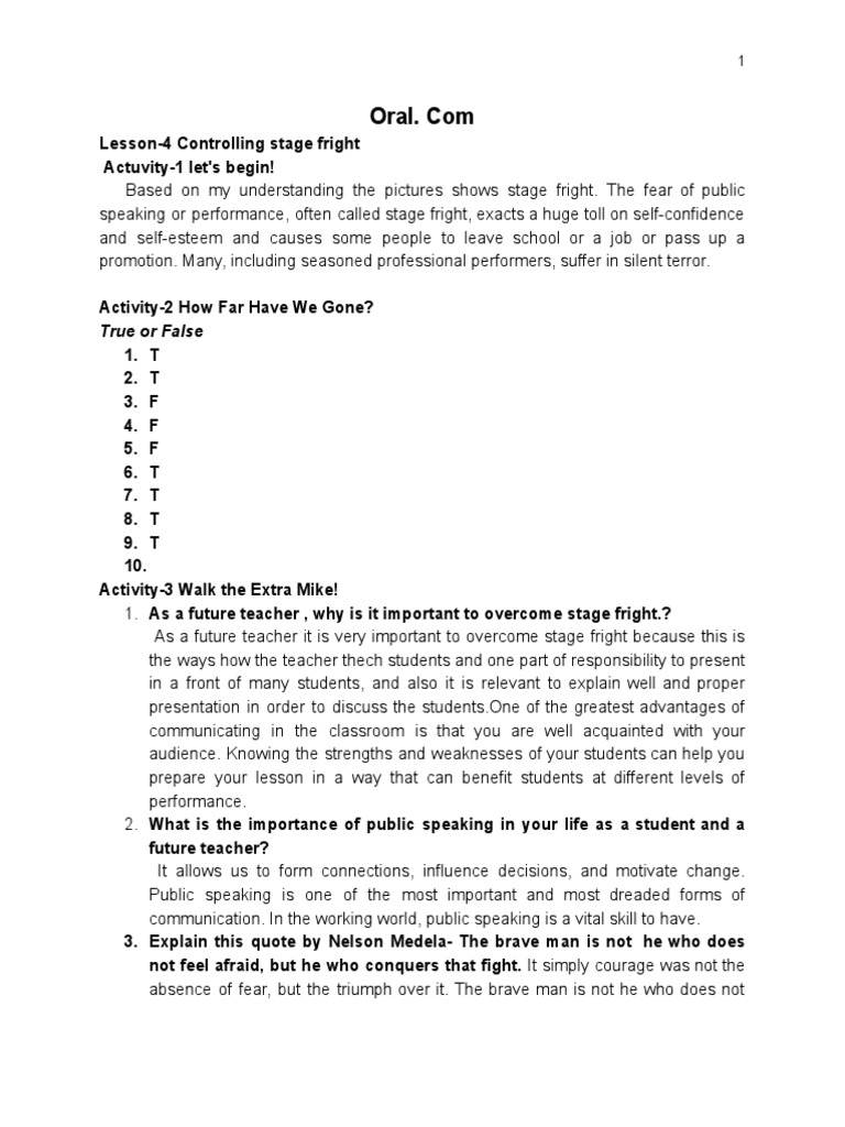 Lesson4 10docx | PDF | Microphone | Human Voice