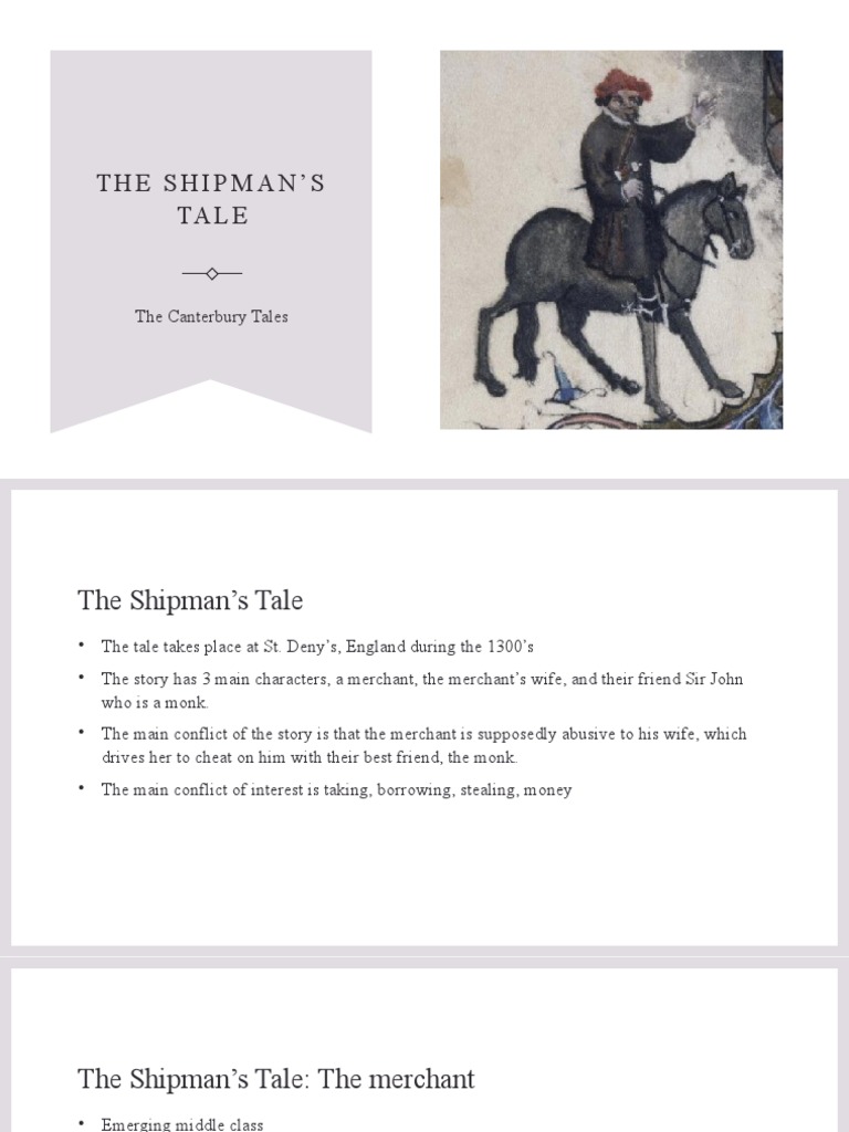 The Shipman's Tale | PDF
