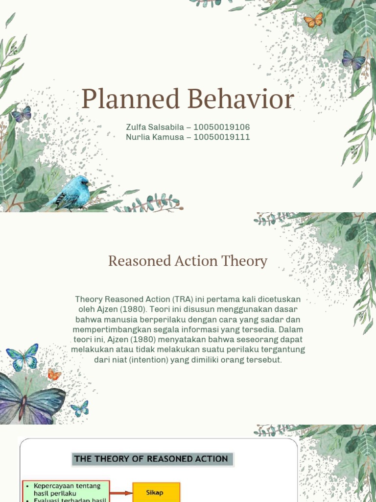 Teori Planned Behavior | PDF