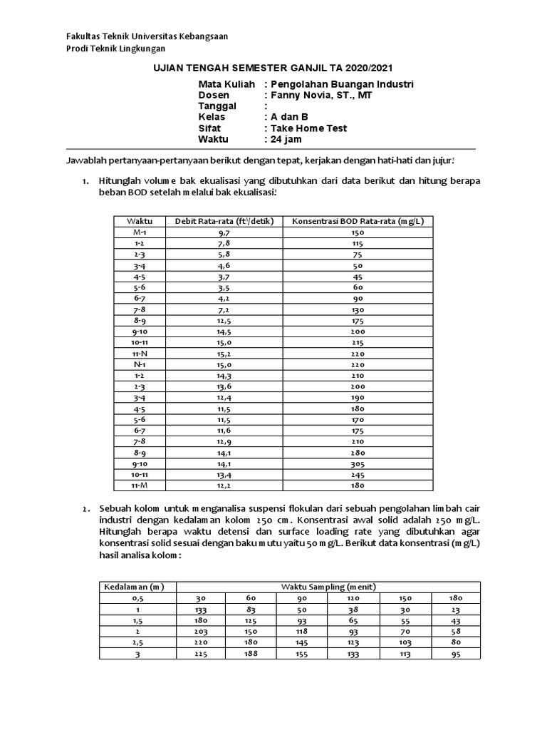 Uts Pbi 20202021 | PDF