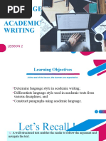 Eapp Module 5 - Outlining | PDF | Learning | Information