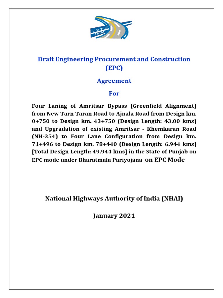 EPC Agreement | PDF | Request For Proposal | Indemnity