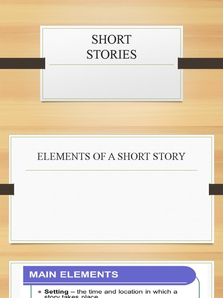 Elements of Short Stories Explained | PDF