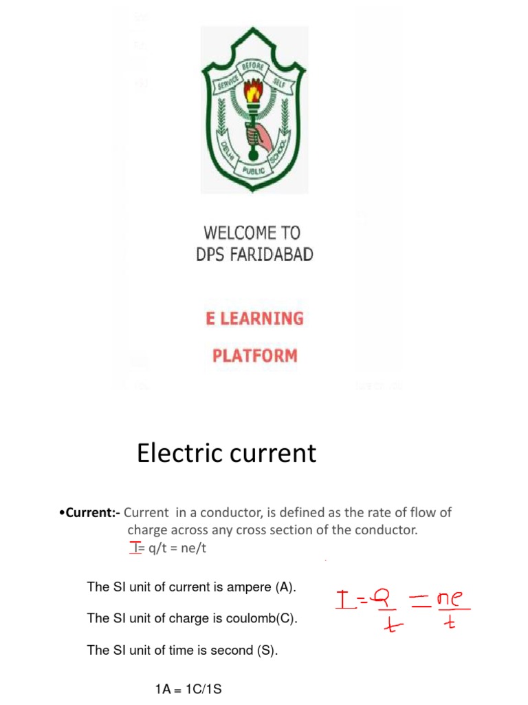 Understanding Electric Current Basics | PDF | Electricity | Electric ...