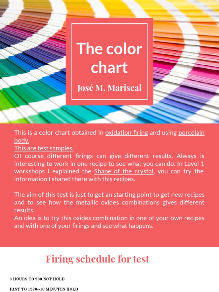 Copia de The Color Chart-2 Ok | PDF | Cobalt | Metallic Elements